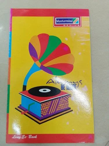 Laminated Paper Cover Perfect Bound Mastermind Genius Notebook For