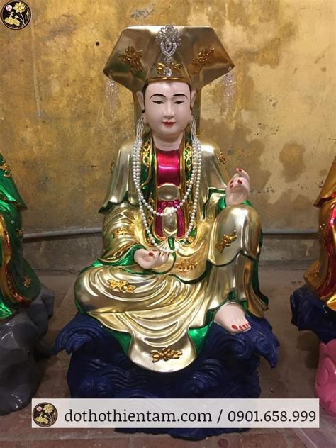 Tượng Tứ Phủ Chầu Bà Sơn Son Thếp Vàng
