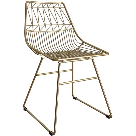 Cosmoliving Astrid Wire Metal Dining Chair