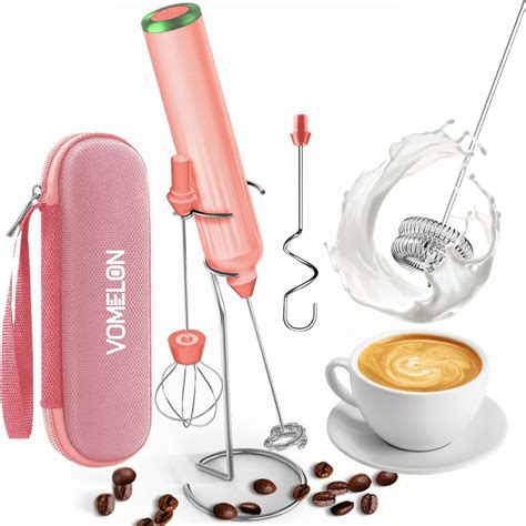 Circle Joy Wall Mounted Milk Frother Handheld Rechargeable