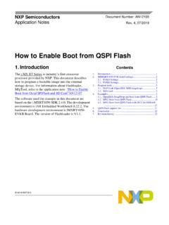 An How To Enable Boot From Qspi Flash Application An