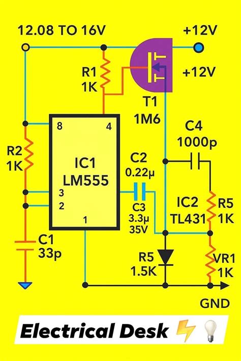 The Circuit Incorporates An Lm555 Timer Ic Ic1 A Tl431 Adjustable