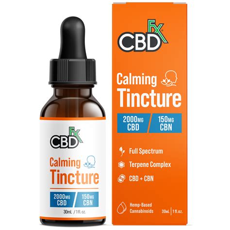 Cbdfx Calming Tincture 2000mg150mg 30ml