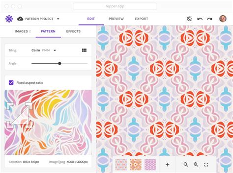 Pattern Designer Repper App