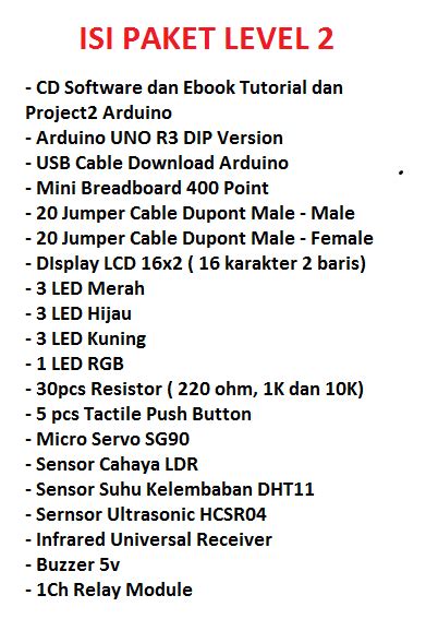 Kelas Arduino Bagi Yang Baru Pertama Kali Belajar Arduino