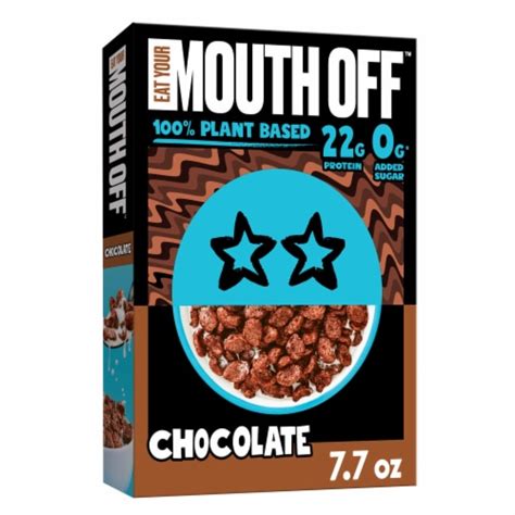 Eat Your Mouth Off Chocolate Vegan Protein Cereal 77 Oz Kroger