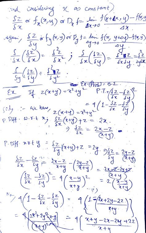 SOLUTION Partial Differentiation Its Applications Studypool