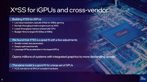 Intel XeSS 1 1 SDK Update Brings Better Performance Visual Updates IGPU Performance Demoed