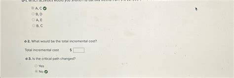 Solved A ﻿cb Da Eb Cd 2 ﻿what Would Be The Total