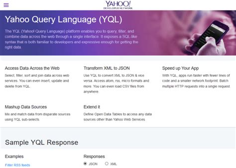 Yahoo Closes YQL Service Entirely Direction Forward