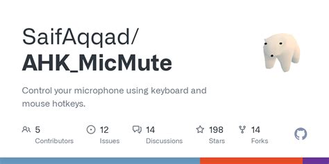 GitHub SaifAqqad AHK MicMute Control Your Microphone Using Keyboard