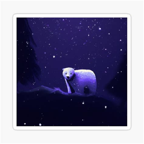 Cute Polar Bear Sticker For Sale By Sirosiro Redbubble