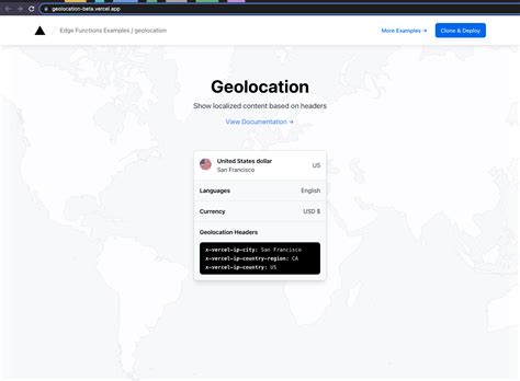 Question Geolocation Example Is Not Working · Issue 34 · Vercel