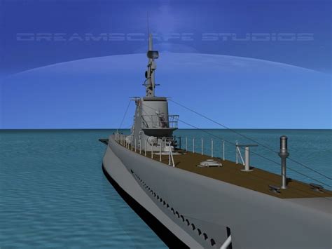Gato Class Submarine Ss212 Uss Gato 10900 Submarines Warship