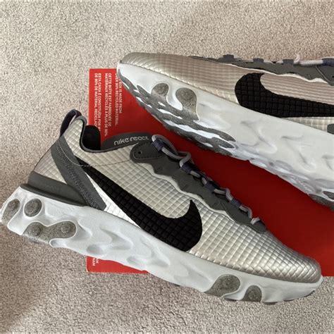 New Mens Nike React Element 55 Premium Trainers Depop