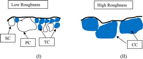 Schematic Model Explaining How Surface Roughness Is Affected By