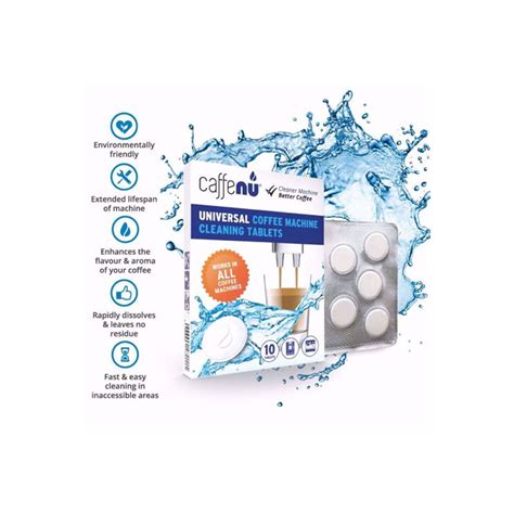 Ταμπλέτες καθαρισμού μηχανής καφέ Caffenu 10 τεμ tablets