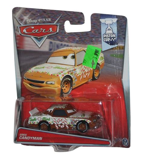 Disney Pixar Cars Movie Greg Candyman Piston Cup Toy Car