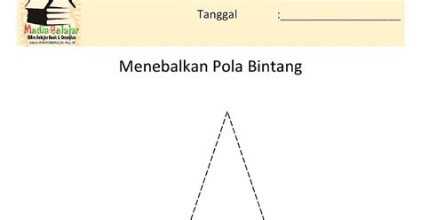 Menebalkan Pola Bintang