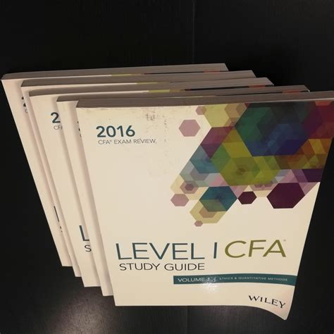 CFA Level Wiley Study Guide Volume Hobbies Toys Books Magazines Assessment Books On