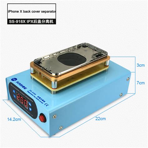 New Arrive Mobile Phone Back Cover Separator Machine For IPhone X Crack Back Cover Remove