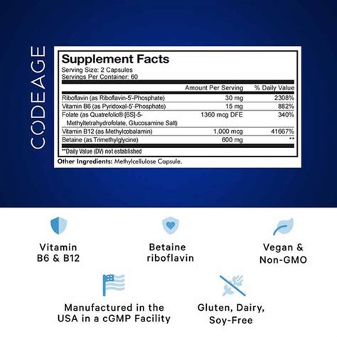 Methylfolate B Complex Codeage