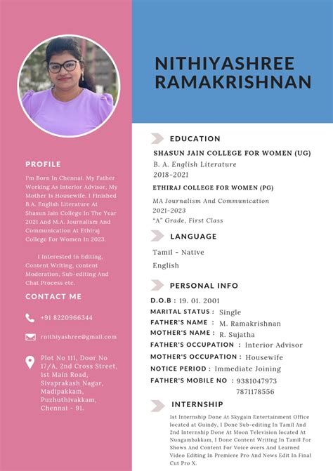 Nithiyashree R On Linkedin Hi Im Nithiyashree Ramakrishnan For Any Job Details Please Share Me