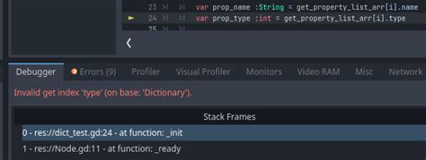 Gdscript 20 Crash Possibly Related To Dictionary Accessing And
