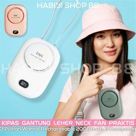 Jual Fan Free Your Hands Kipas Angin Model Gantung Leher Portable Neck ...
