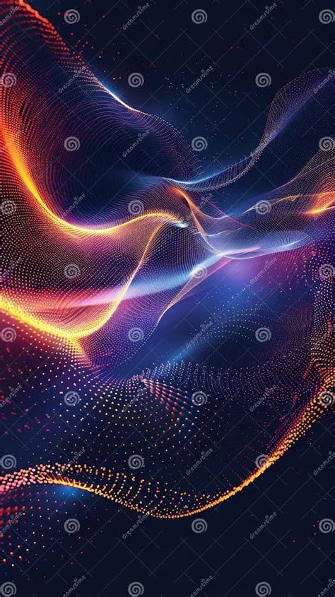 Abstract Visualization Of Seismic Waves Across A Reflective Water Body Against A City Backdrop