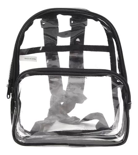 Mochila De Pvc Transparente Aprobada Por El Estadio Transpa Cuotas sin interés