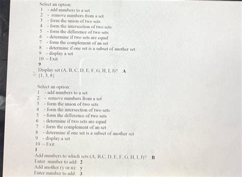 Solved 3 Write A Class IntSet For Modeling Sets Of Integers Chegg