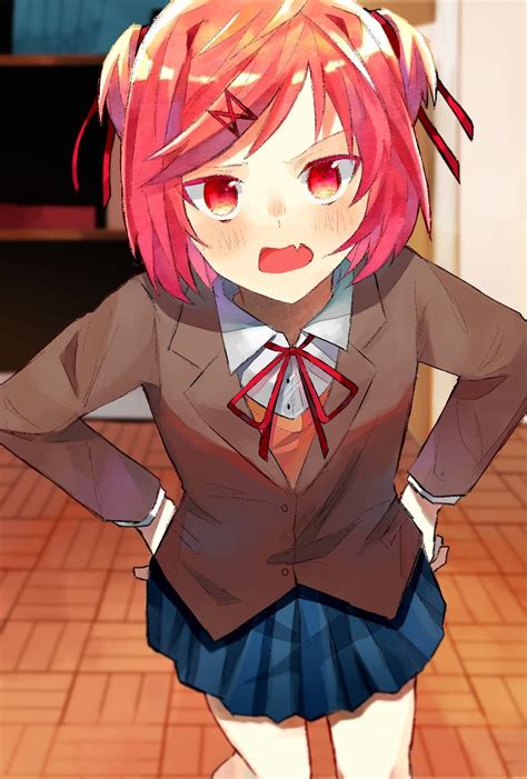 Natsuki Yelling At You Doki Doki Literature Club Cutelittlefangs