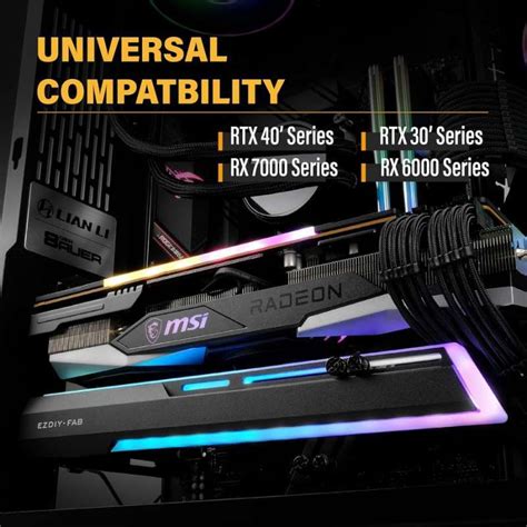 Jual EZDIY FAB ARGB GPU Holder Brace Graphics Card Support Di Seller Mantap Baru Mantap Baru
