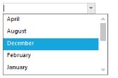 ComboBoxAdv Options In Windows Forms Xptoolbar Control Syncfusion