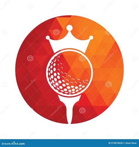 King Golf Vector Logo Design Stock Vector Illustration Of Golfing