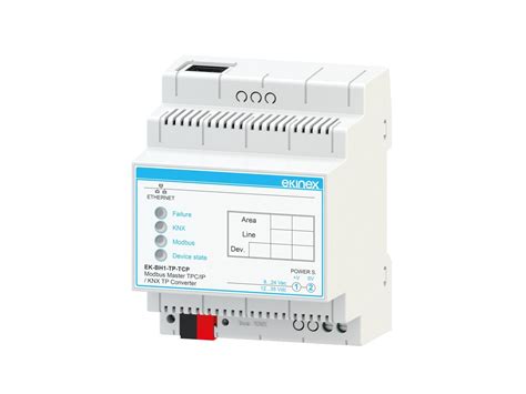 EKINEX EK BH1 TP TCP Modbus TCP IP Master KNX Gateway By EKINEX