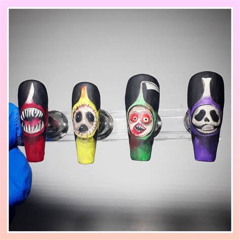 Teletubbies Horror Manicura De Uñas Diseños De Uñas Disenos De Unas