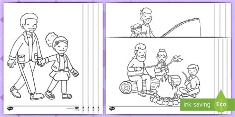 Ziua Tat Lui Pagini De Colorat Teacher Made Twinkl