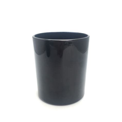 Tumbler Gloss Black Glass Medium Glassware Import Australia