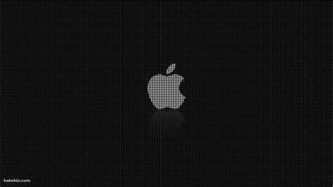 黒と白 アップルマーク ドット1920x1080pxのデスクトップpc用の壁紙 高画質 壁紙キングダム