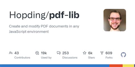 Github Hopding Pdf Lib Create And Modify Pdf Documents In Any Javascript Environment