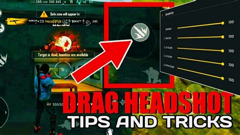 Drag Headshot Top 5 Tips And Tricks Free Fire Auto Headshot Tutorial