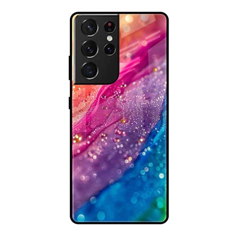 Bright Rainbow Samsung S25 Ultra Glass Case Stayclassy