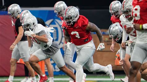 Ohio State Football Running Back Miyan Williams Returns To Practice