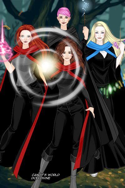 Hermione Granger Ginny Weasley Luna Lovgood And Tonks Ginny Weasley Hermione Granger Disney