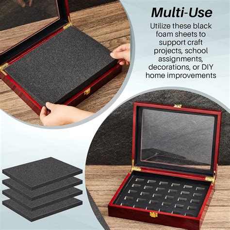 Polyethylene And Polyurethane Foam Sheets 16x12x1 Inch Pads For Case Packing Toolbox Storage