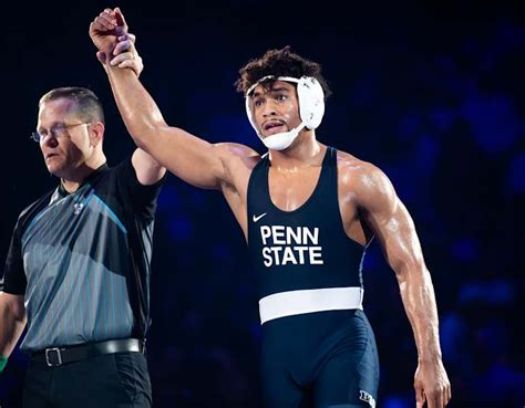 Six Penn State Wrestlers Advance To Big Ten Finals Team Leads Standings