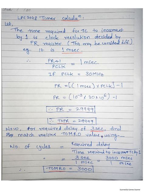 Lpc2148 Timer Calc Pdf