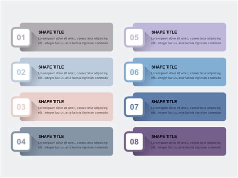 basic contents box powerpoint templates powerpoint free